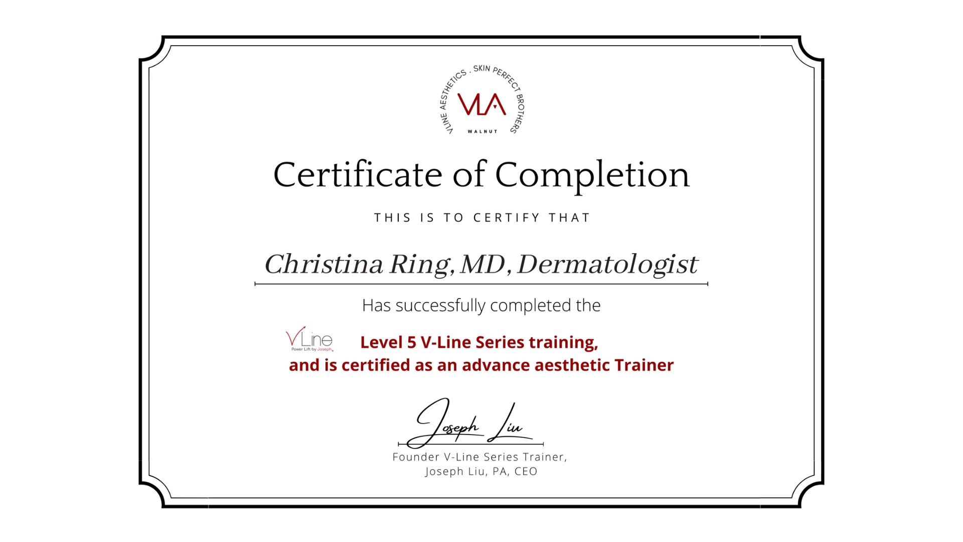 Christina Ring, M.D. | V-Line Aesthetics