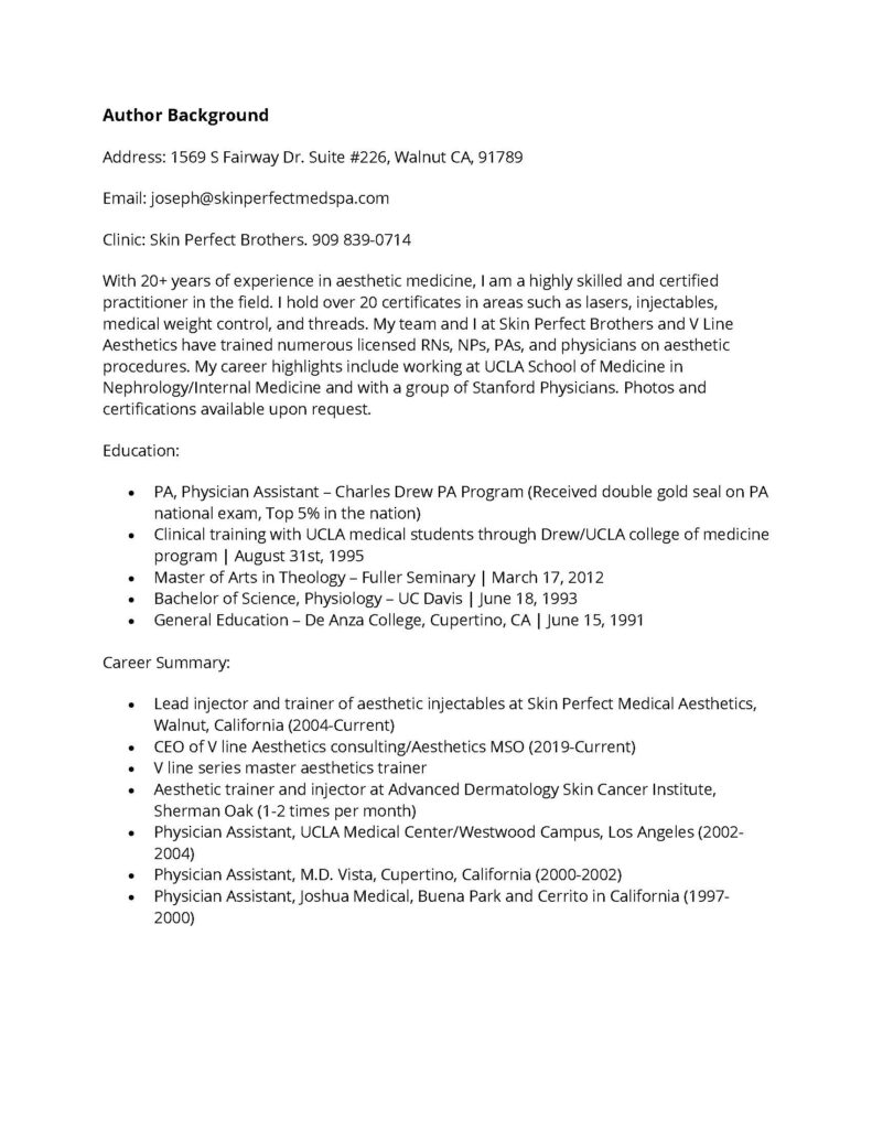 Basic Botox Training Program | V-Line Aesthetics